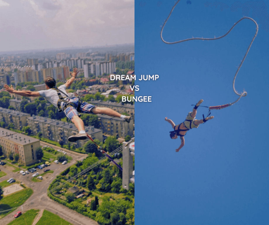 Dream jump i skok na bungee - różnice