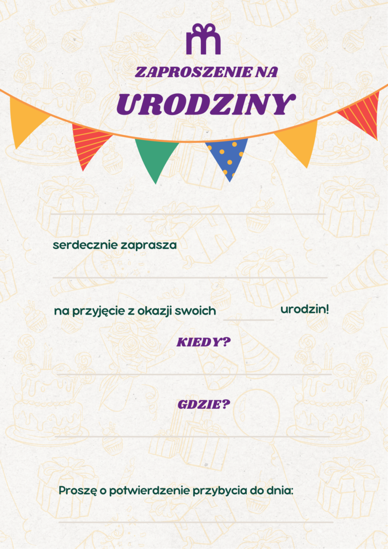 Jak napisać zaproszenie na urodziny? Propozycje tekstów i wzór do pobrania